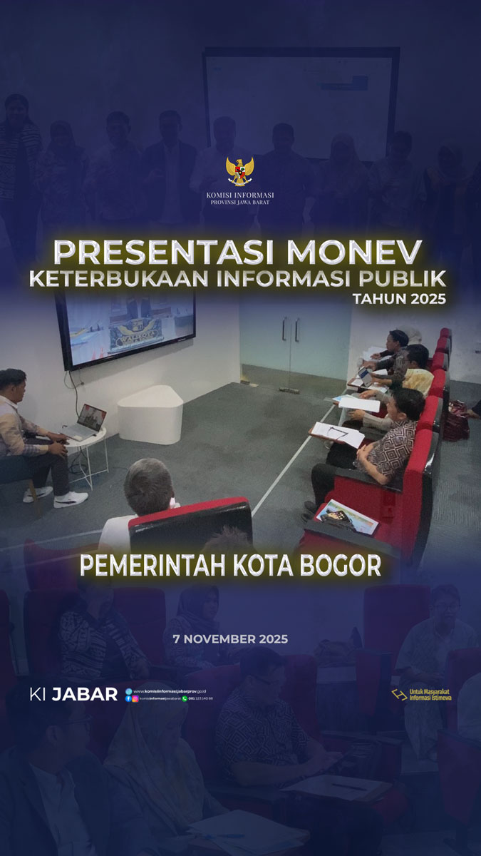 Presentasi Monev 2025 – Pemerintah Kota Bogor - Komisi Informasi ...